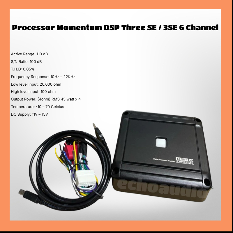 Jual Processor Momentum DSP Three SE / 3SE 6 Channel Built In Power ...