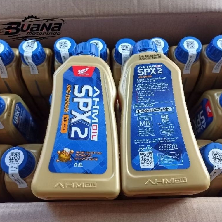 Jual Oli SPX 2 Matik Oil Mesin Spx2 SPX 2 MATIC 800ml AHM 0.8L ( 1 DUS ...