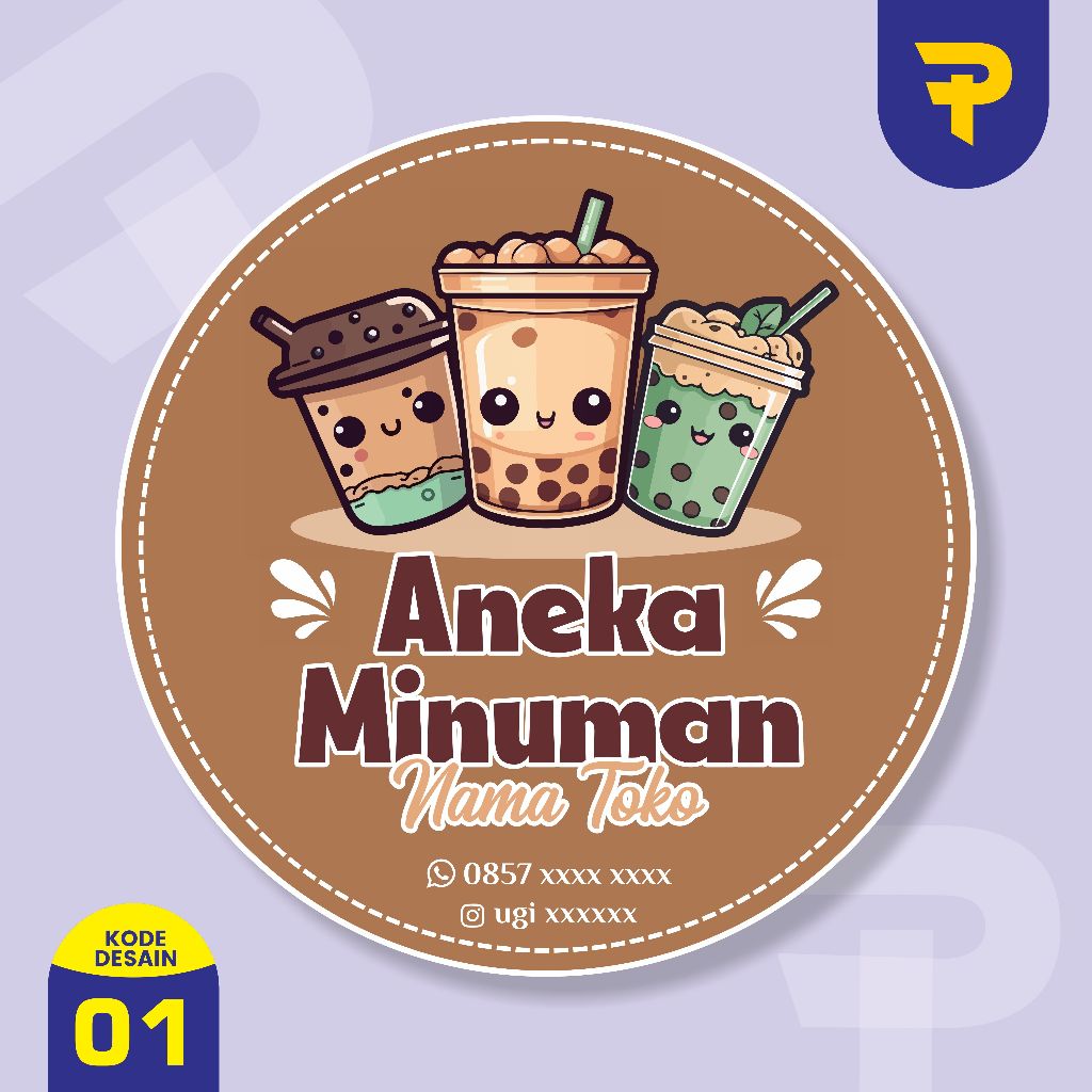 Jual stiker minuman stiker kemasan aneka minuman | Shopee Indonesia