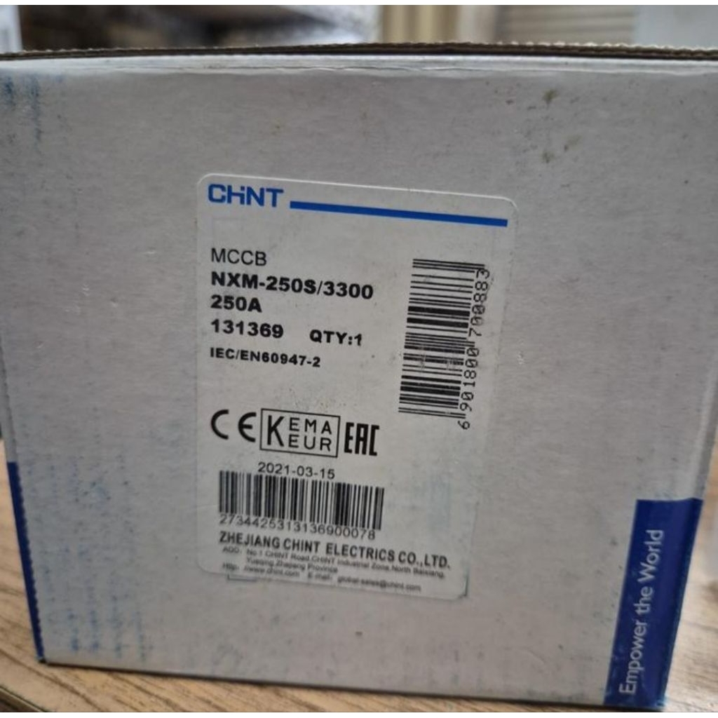 Jual MCCB CHINT 3P 250A NXM-250S/3300 ORIGINAL | Shopee Indonesia