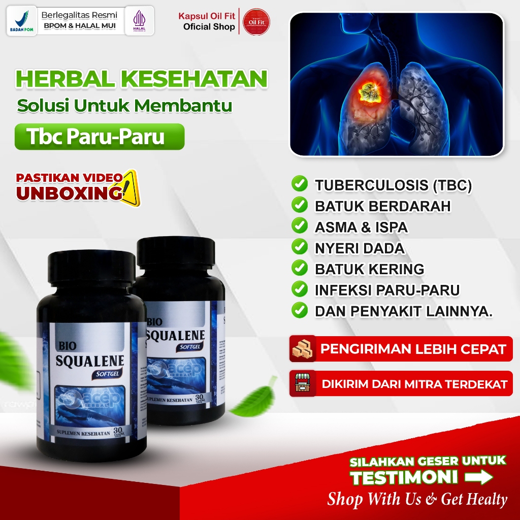 Jual Obat Tbc Paru Batuk Menahun Berdahak berlendir Kering Nyeri Sakit ...