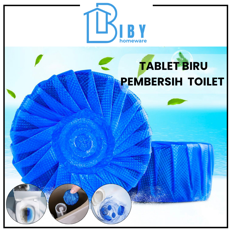 Jual BIBY Tablet Biru Pembersih Penyegar Pewangi Toilet Wc Kloset ...