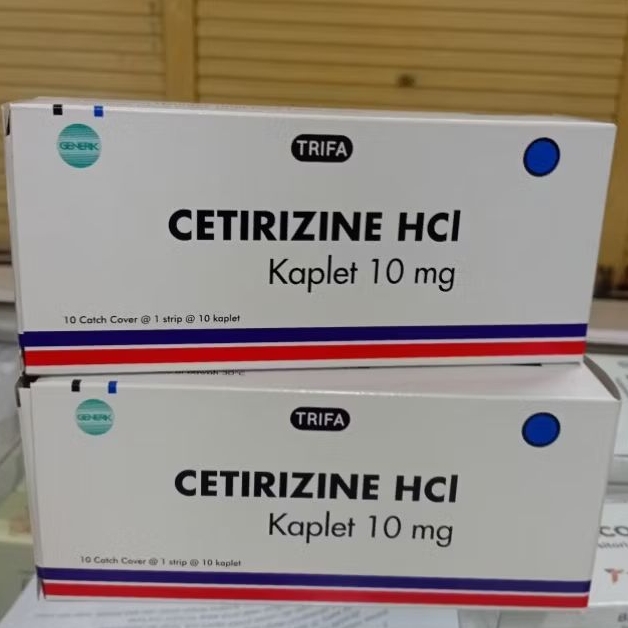 Jual Cetirizine 10mg TRIFA box 100 kaplet | Shopee Indonesia