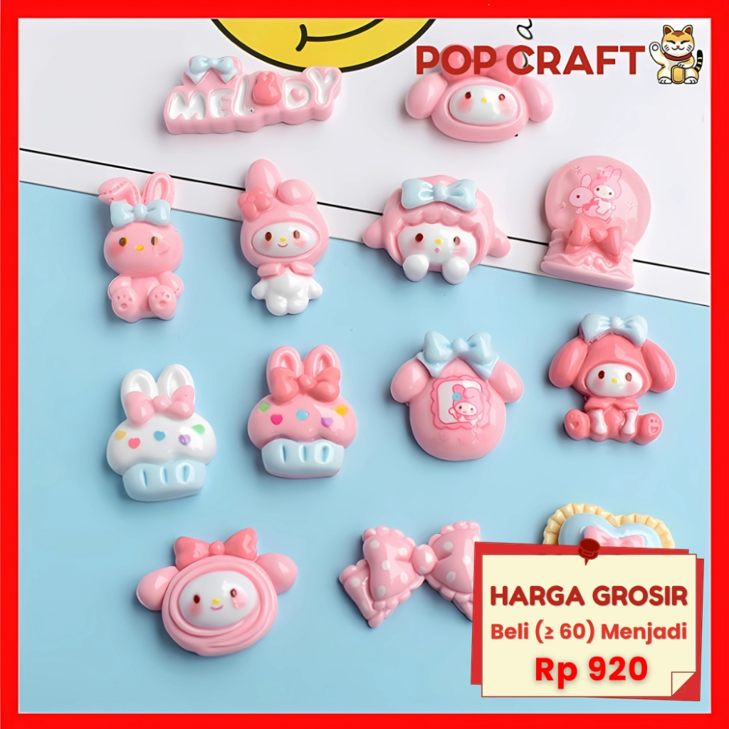 Jual PC Resin Clay Stiker 3D Untuk Case HP Botol Minum Notebook DIY ...