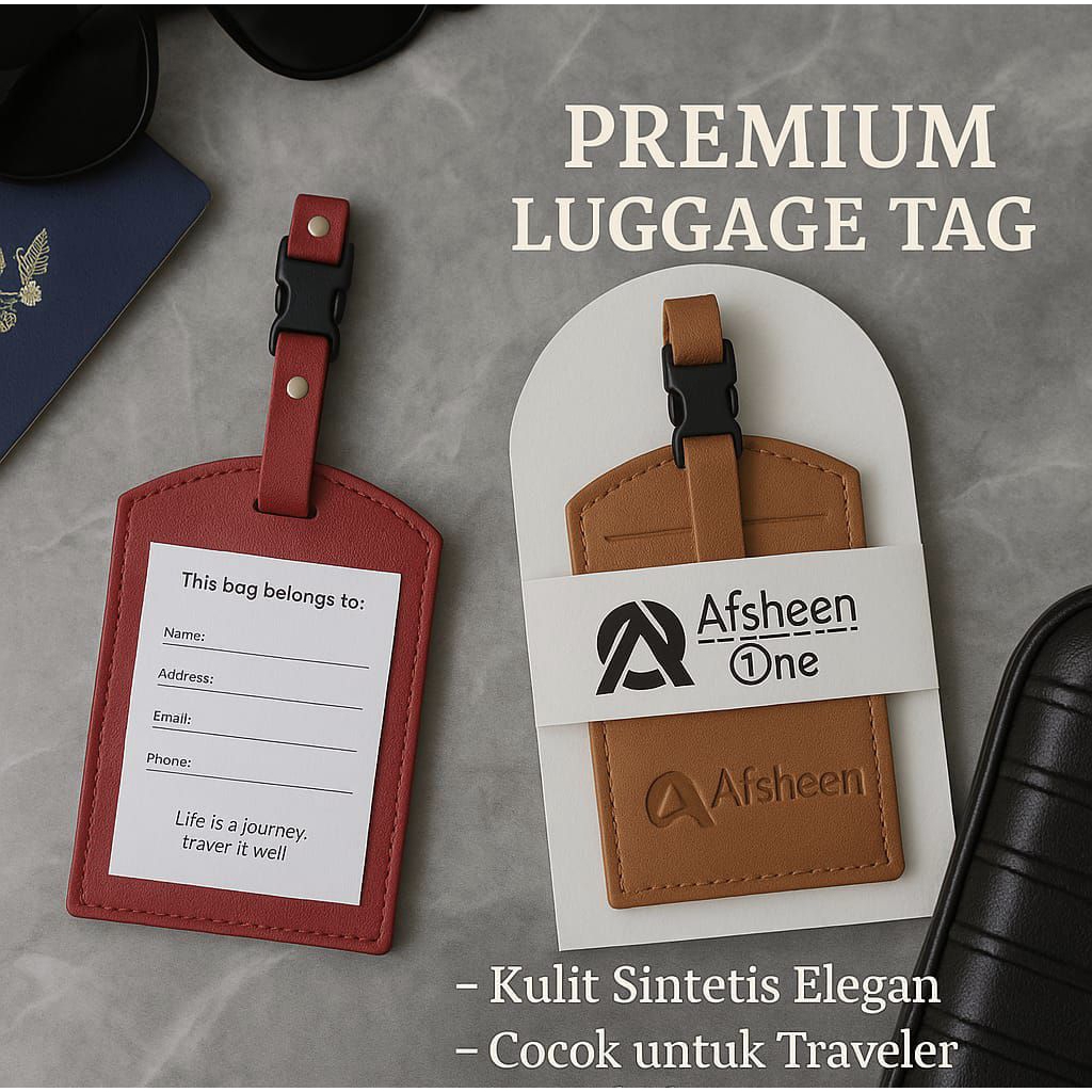 Jual Bag Tag ID Tanda Pengenal Koper Luggage Travelling | Shopee Indonesia