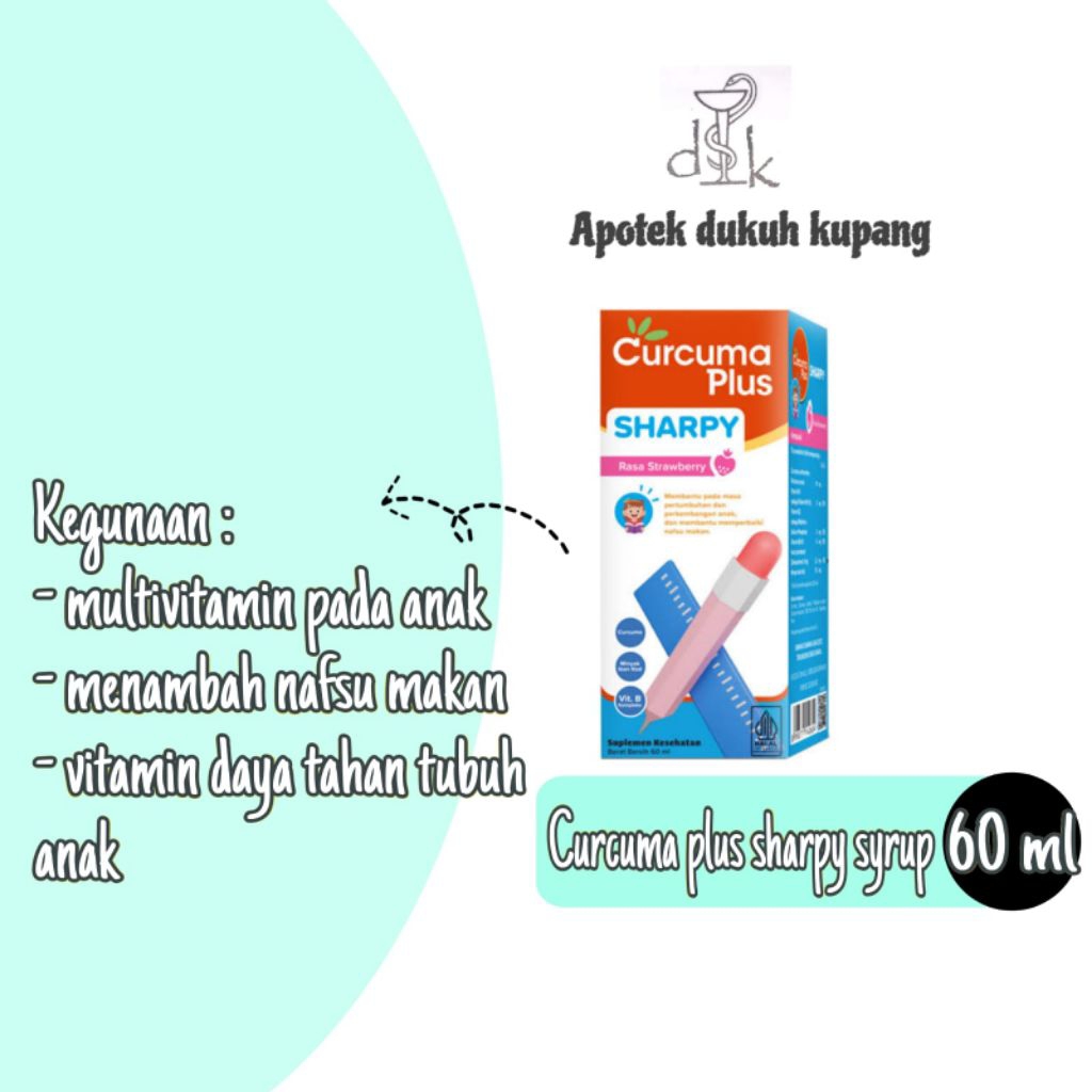 Jual Curcuma plus sharpy syrup ( 60 ml ) | Shopee Indonesia