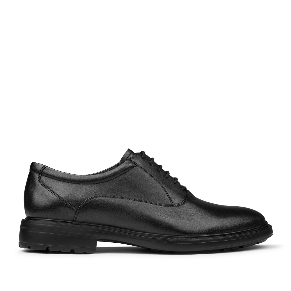 Jual Prabu - Sepatu Kulit Oxford Pria Pramana Black Hitam | Shopee ...