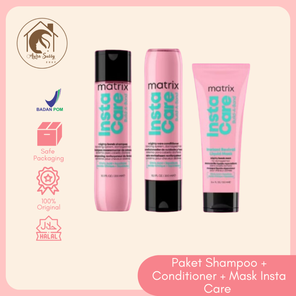 Jual ASS | Matrix Insta Care Build Series | Shampo 300 ml | Condi 300 ...