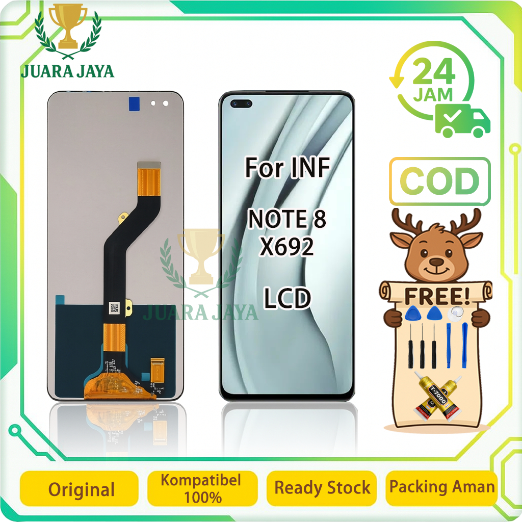 Jual LCD FOR INFINIX NOTE 8 / X692 UNIVERSAL FULLSET Touchscreen LCD HP ...