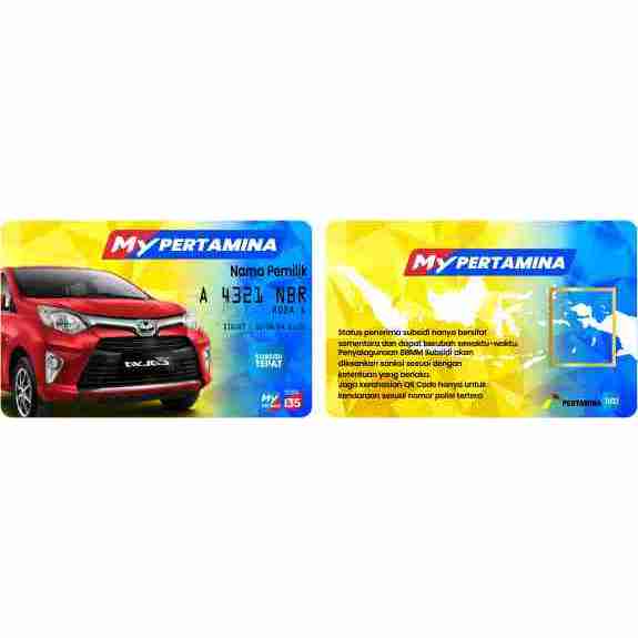 Jual KARTU MY PERTAMINA, ID CARD, BISA PAKE FOTO MOBIL free laminasi ...