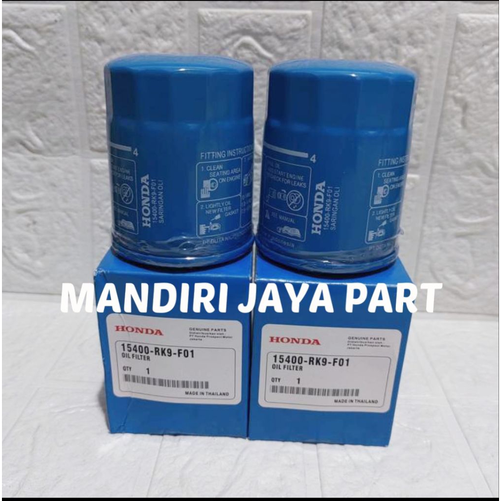 Jual FILTER OLI HONDA JAZZ,CRV,BRV,MOBILIO,BRIO,HRV ORIGINAL 15400-RK9 ...
