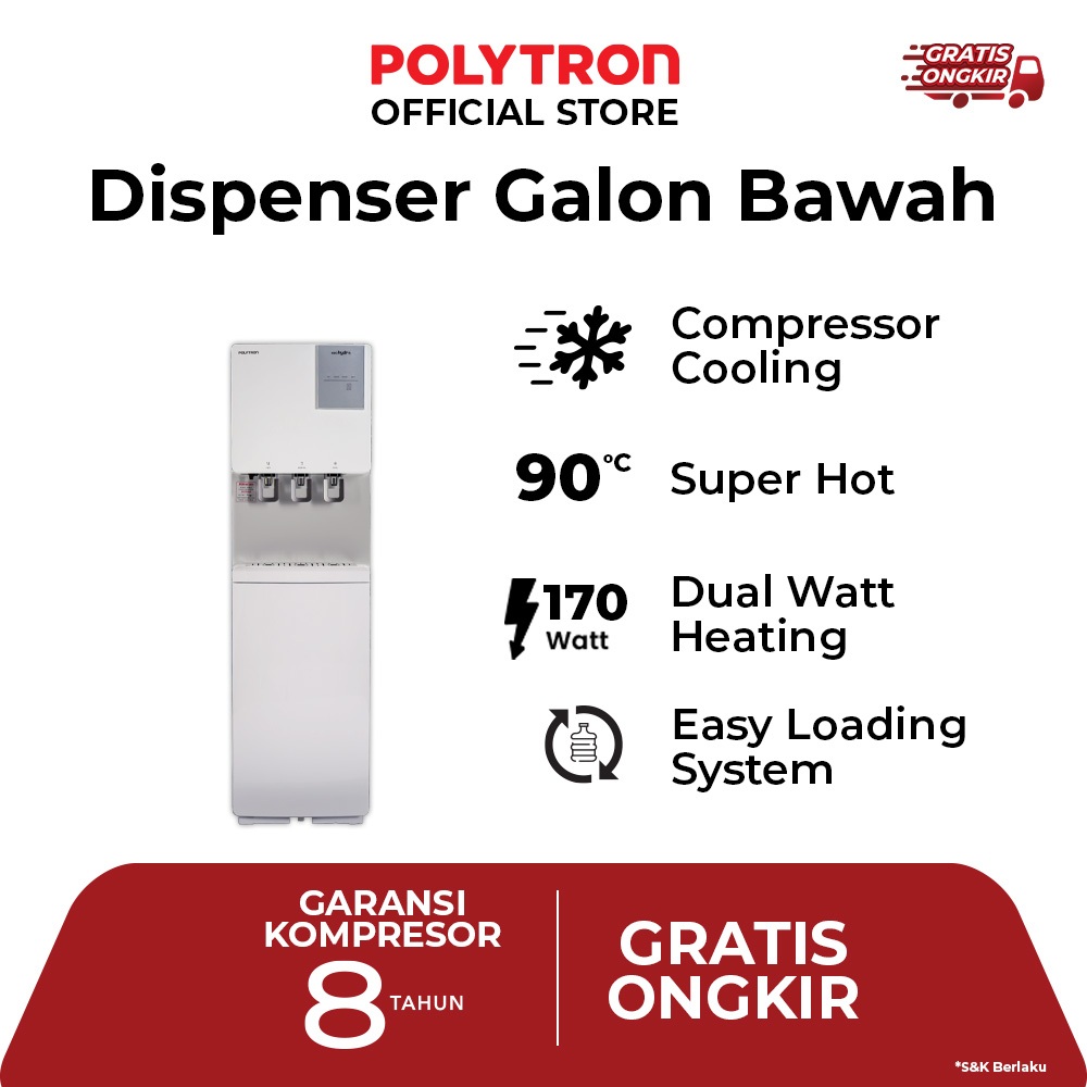 Jual Polytron Dispenser Neo Hydra PWC 887W | Shopee Indonesia