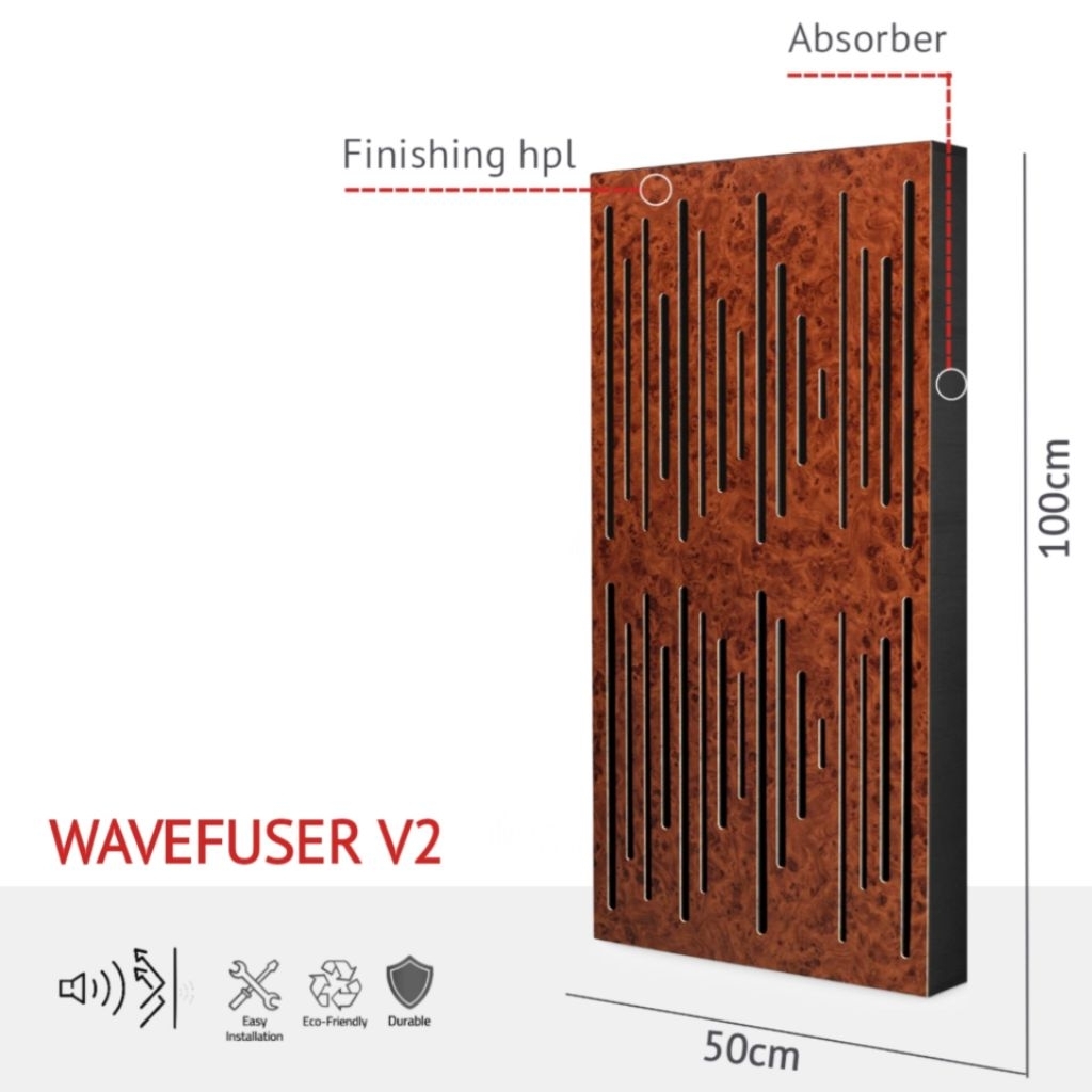 Jual Panel akustik Wavefuser Peredam Suara Ruangan | Shopee Indonesia
