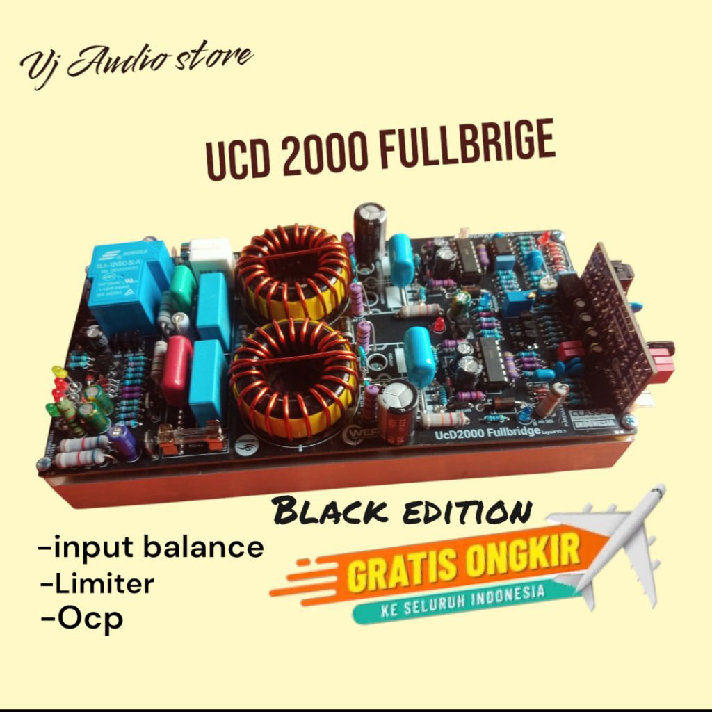 Jual class D UCD fullbrige 2000 full fitur, limiter power amplifier ...