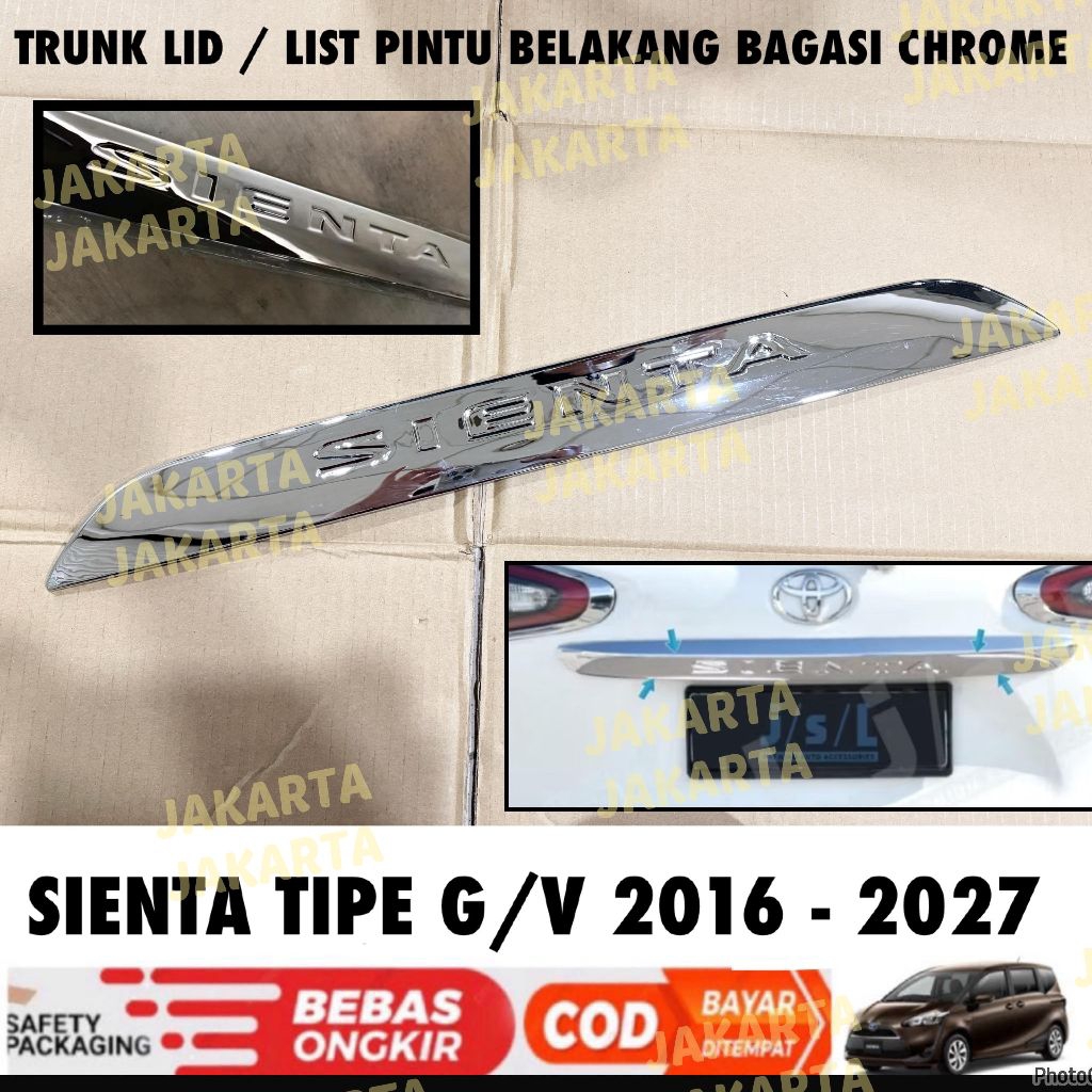 Jual Trunk Lid Toyota Sienta TIPE G V 2016 2017 2024 2025 2026 2027 ...
