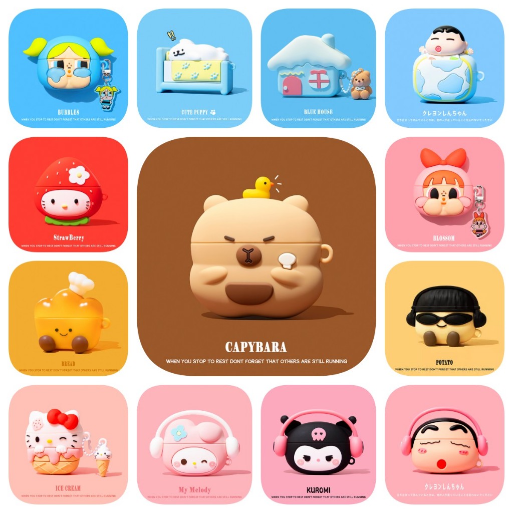 Jual Casing Airpods Durian Crayon Shin-chan Lucu Kartun untuk AirPods ...