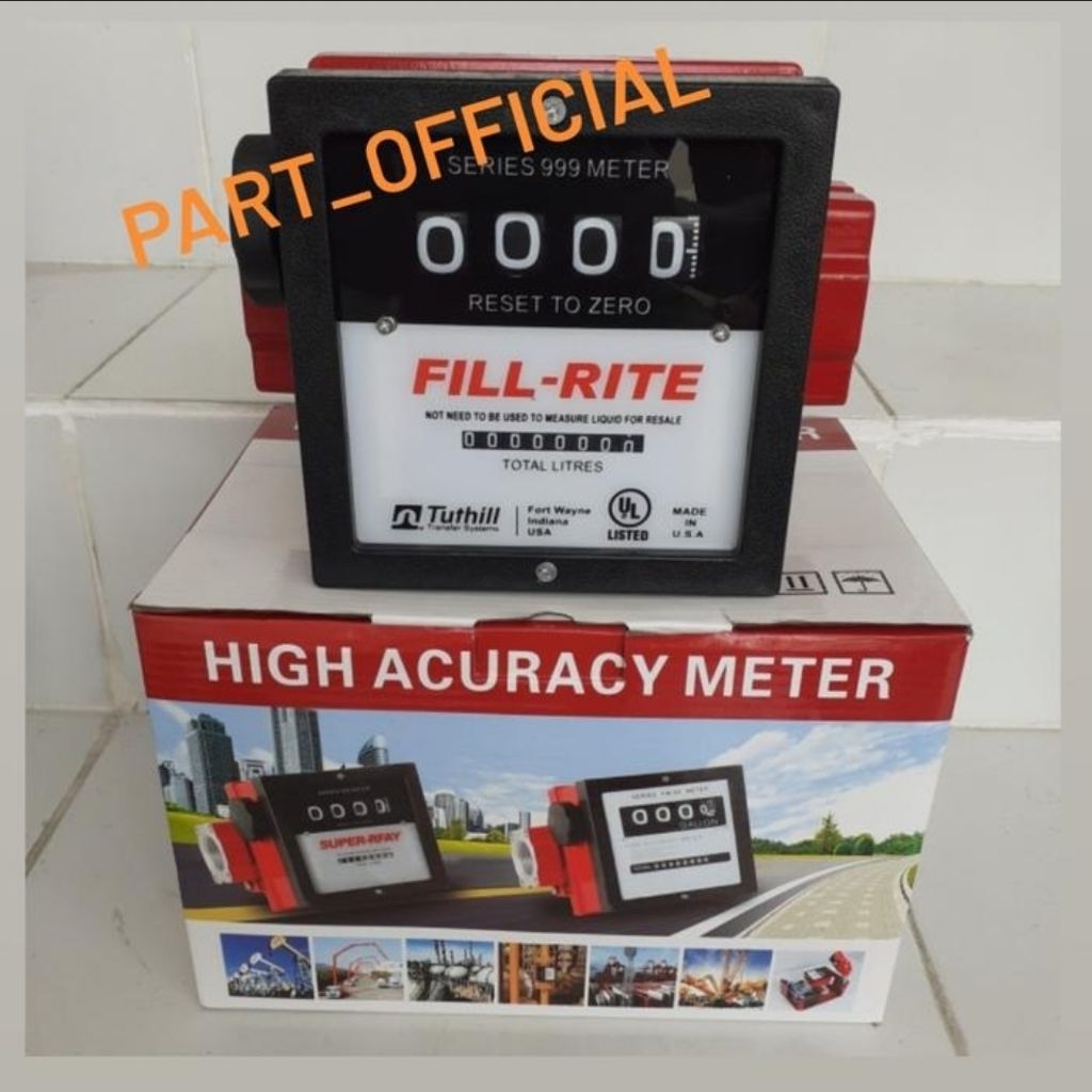 Jual flow meter Bbm fillrite 1,5 inchi // Alat ukur Bbm solar | Shopee ...