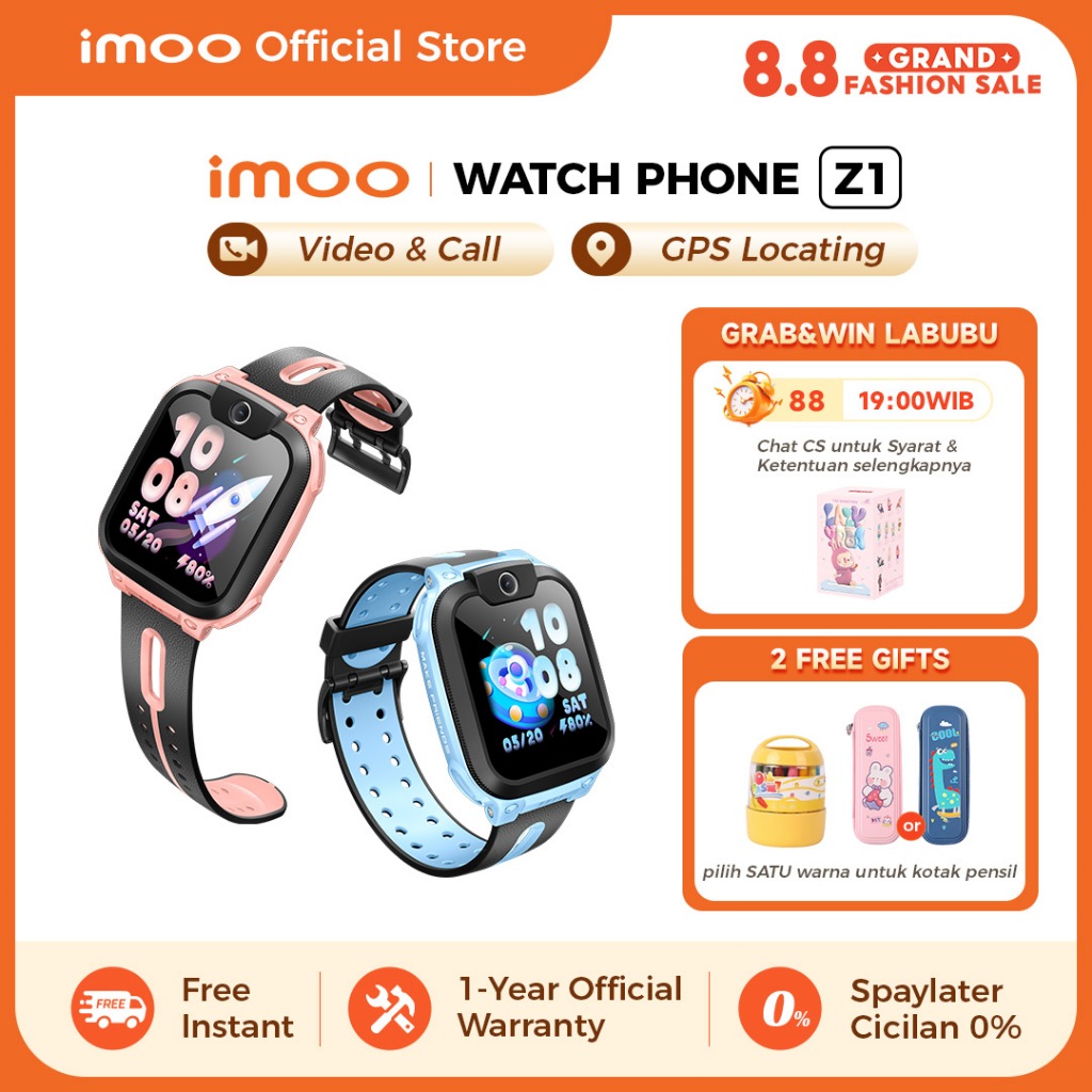 Jual imoo Z1 [ 88 Mega Sale ] Watchphone Z1 Anak Kids Smartwatch ...