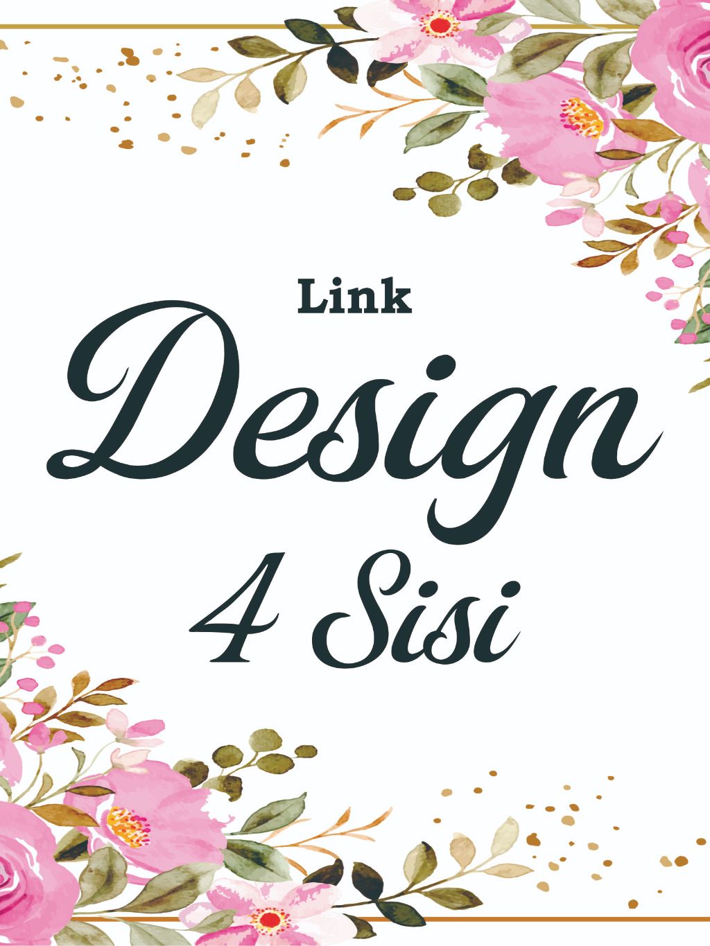 Jual DESIGN SABLON 4 SISI | Shopee Indonesia