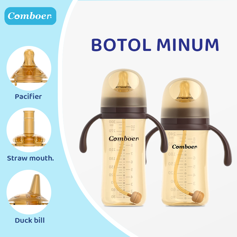 Jual Comboer Botol Susu Bayi 240/330ML 4in1 3in1 Botol Susu PP Botol Minum Anak Bayi Baby ...