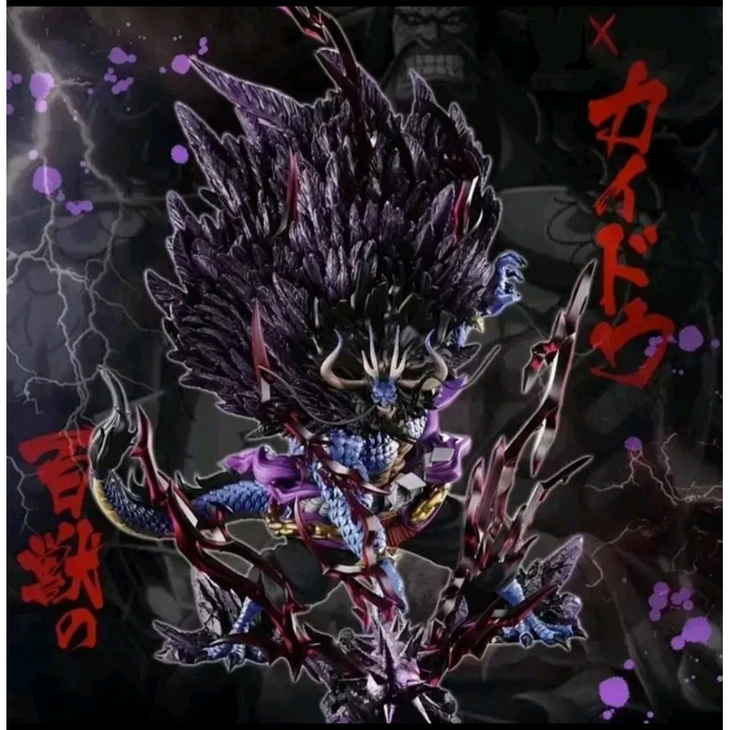 Jual Statue Recast One Piece Kaido Hybrid Evil x UI Studio Dan Zetsu ...