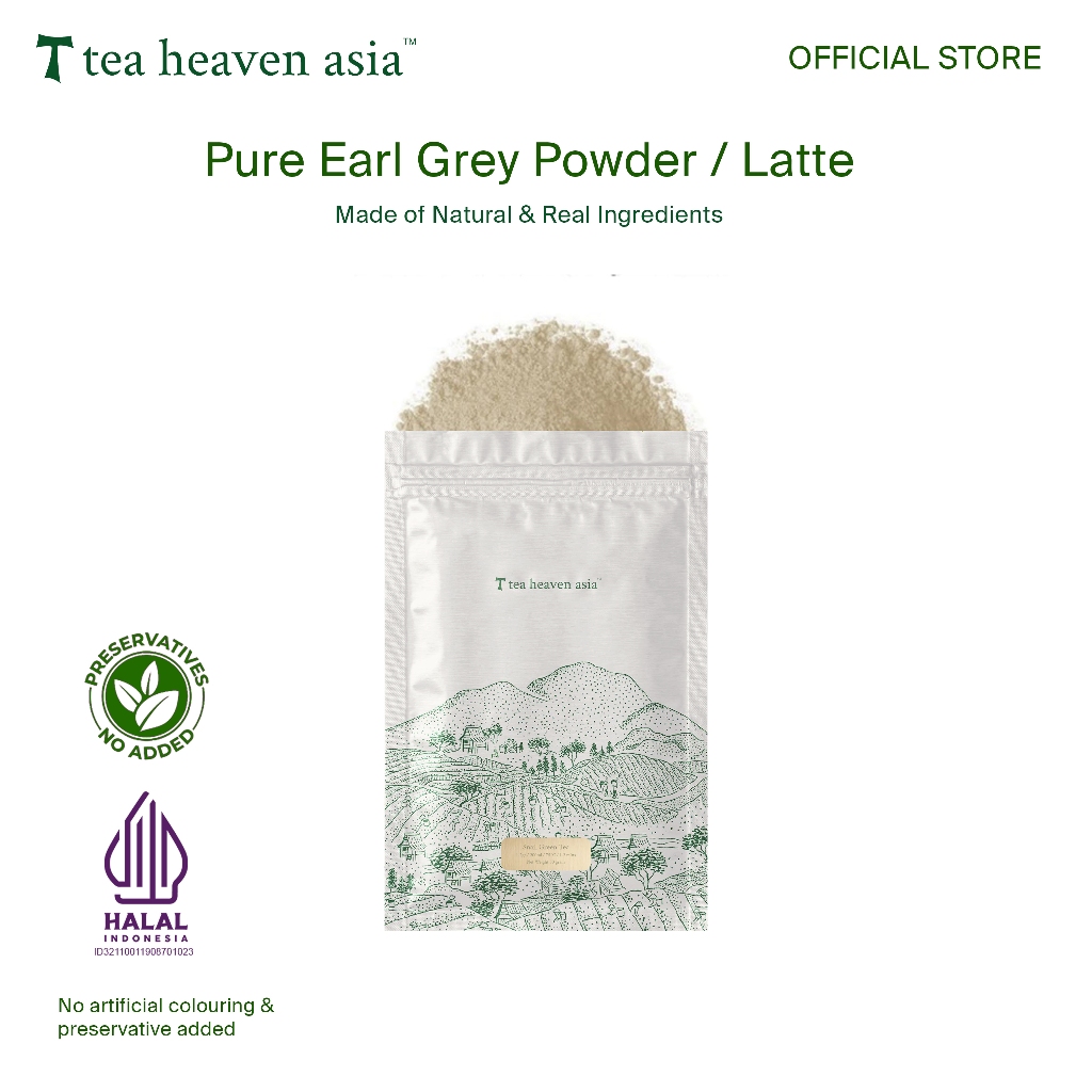 Jual Tea Heaven Earl Grey Powder 100gr | Shopee Indonesia