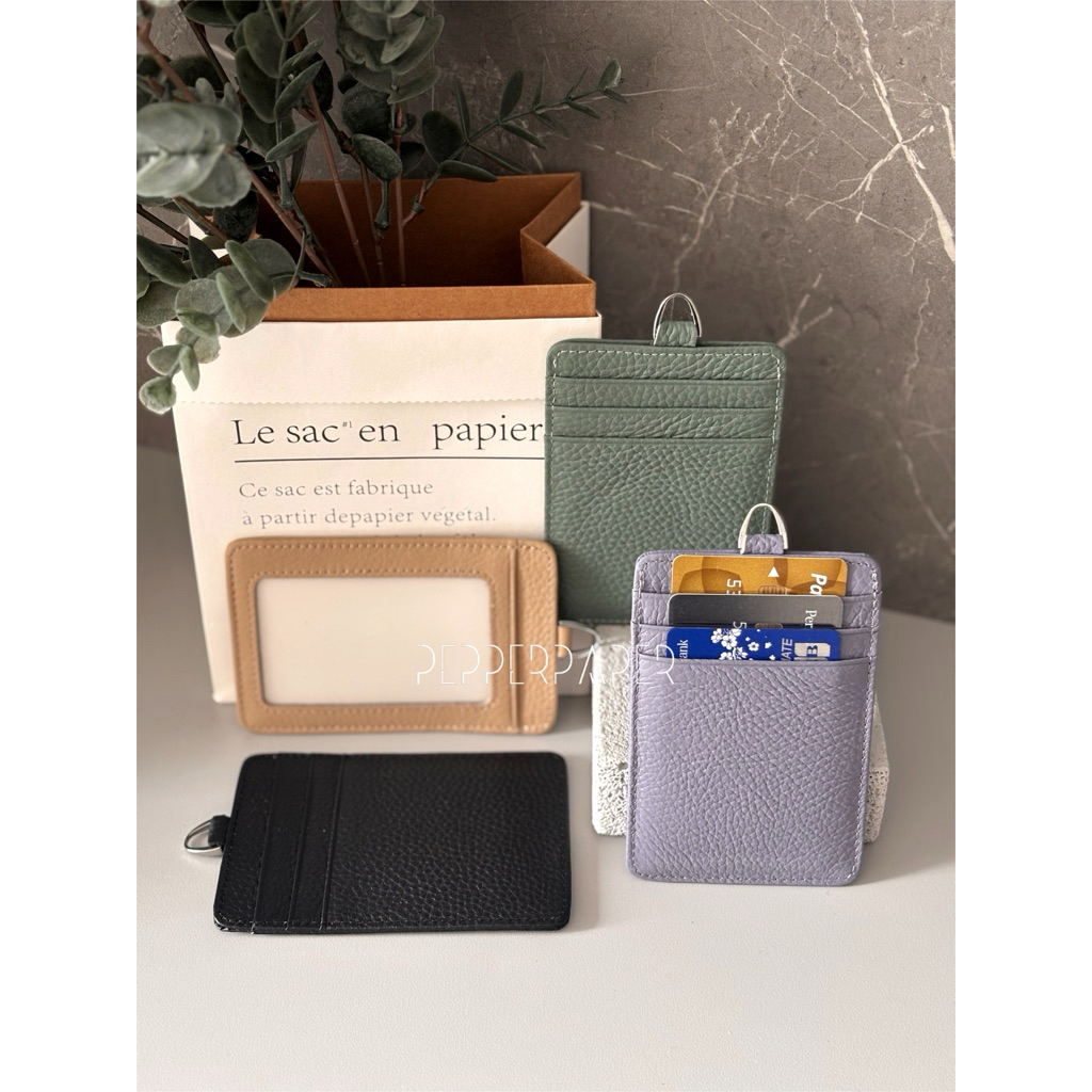 Jual [Pepper Paper] Simple cardholder with buckle (no strap) | Shopee ...