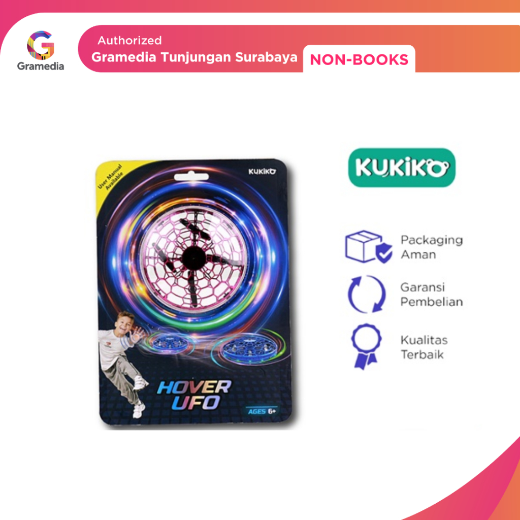 Jual Gramedia Tunjungan : Toys Kukiko Hover Ufo | Shopee Indonesia
