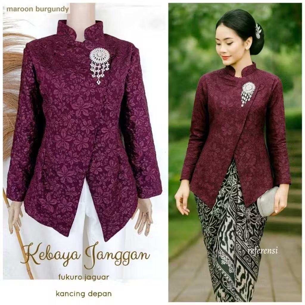 Jual Terbaru Atasan Kebaya Janggan Modern Kebaya Kondangan Outfit Wisuda Lamaran Tunangan ...