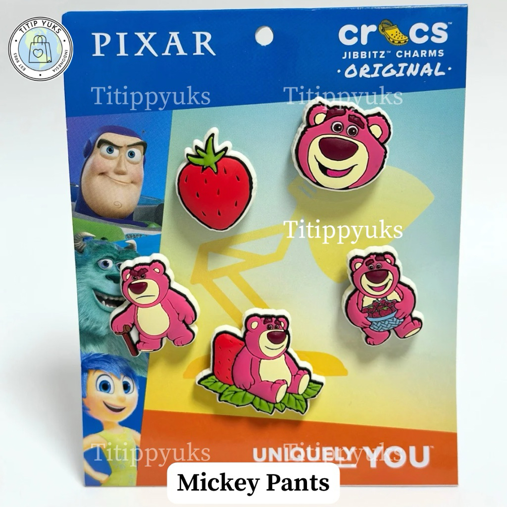Jual Crocs Jibbitz Original Disney Pixar Lotso Bear Scented Wangi ...