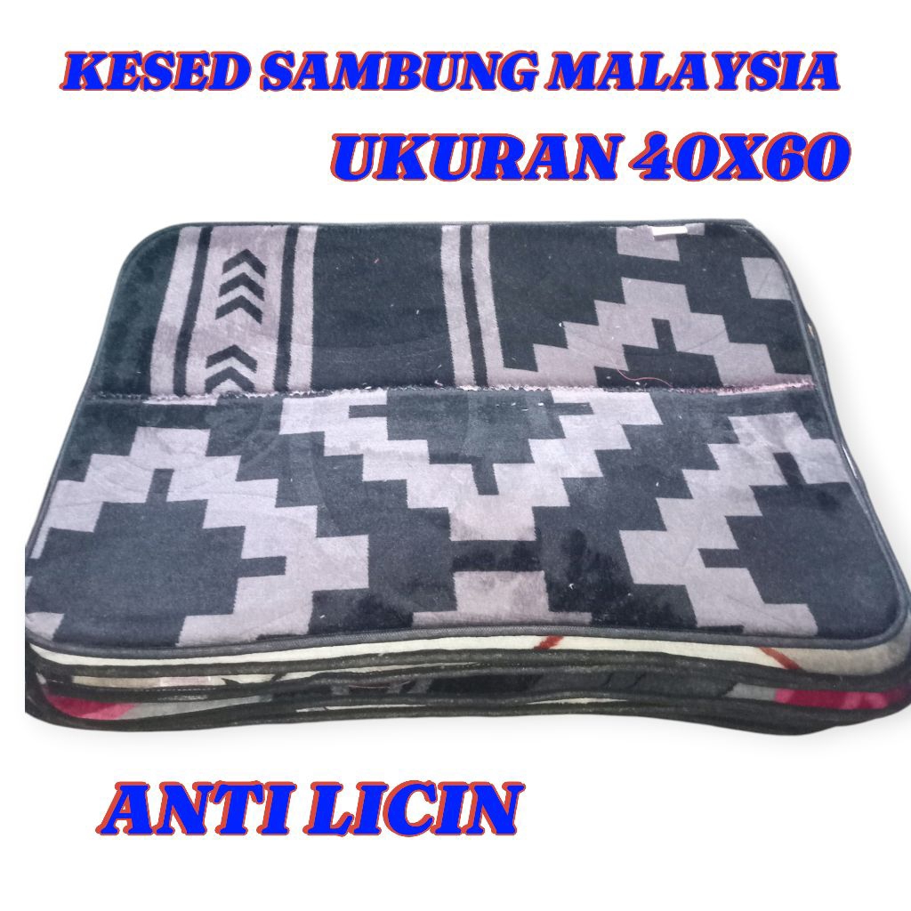 Jual kesed/keset Malaysia Ukuran 60x40 keset sultan anti slip | Shopee ...