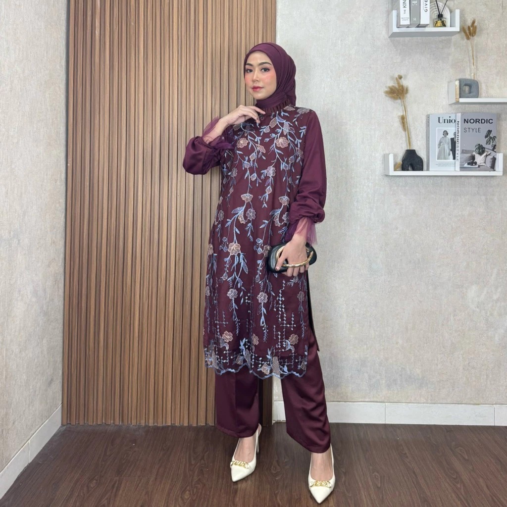 Jual ERICA SET ATASAN + CELANA BAJU SETELAN WANITA KEKINIAN ONE SET ...