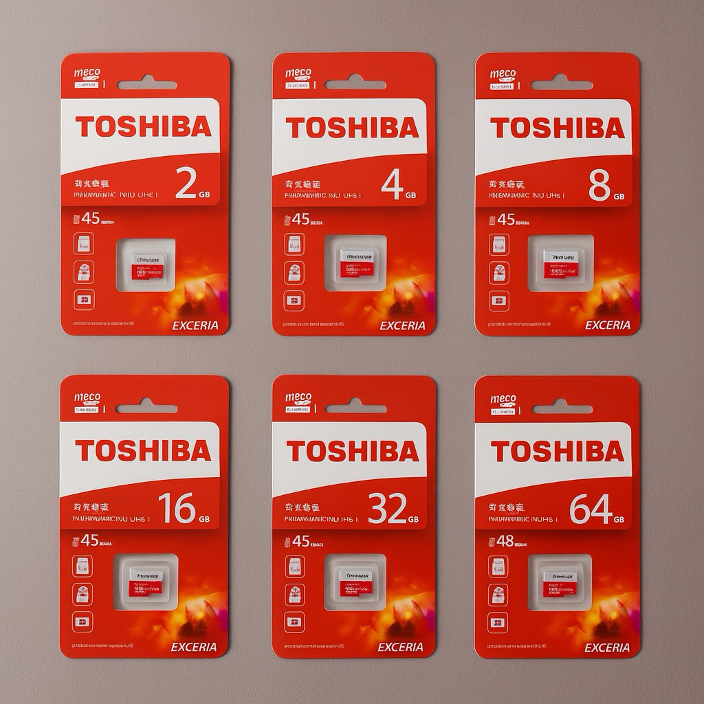 Jual MEMORY TOSHIBA MICRO SD 2 /4 / 8 / 16 / 32 / 64 / 128 GB MEMORY ...