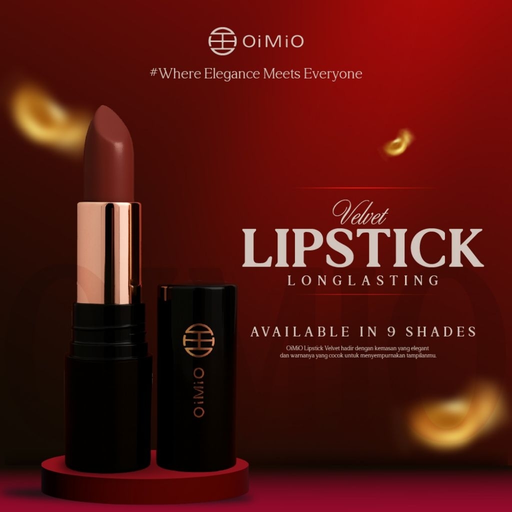 Jual OiMiO Lipstick Velvet Matte Longlasting Waterproof Mengandung ...