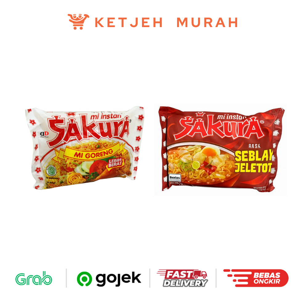 Jual Sakura Mie Instant Rasa Goreng / Seblak Jeletot 1 Pcs | Shopee ...