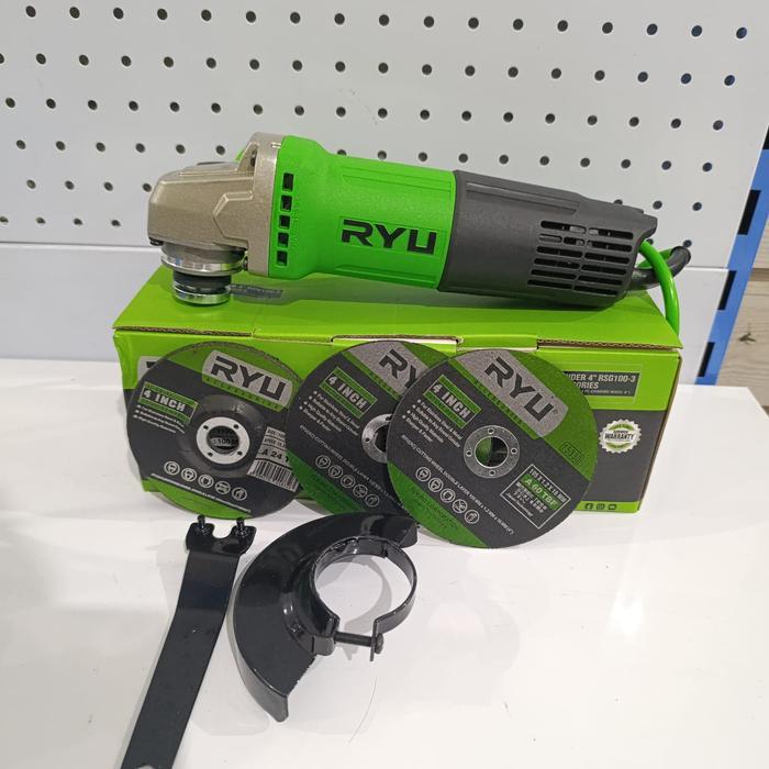 Jual Ryu Gurinda tangan Angle Grinder 4” RYU RSG100-3 / RSG100-6 ...