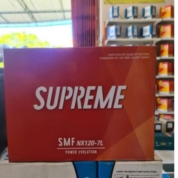 Jual aki kering supreme nx120-7L 12v 90ah untuk pajero sport, fortuner ...