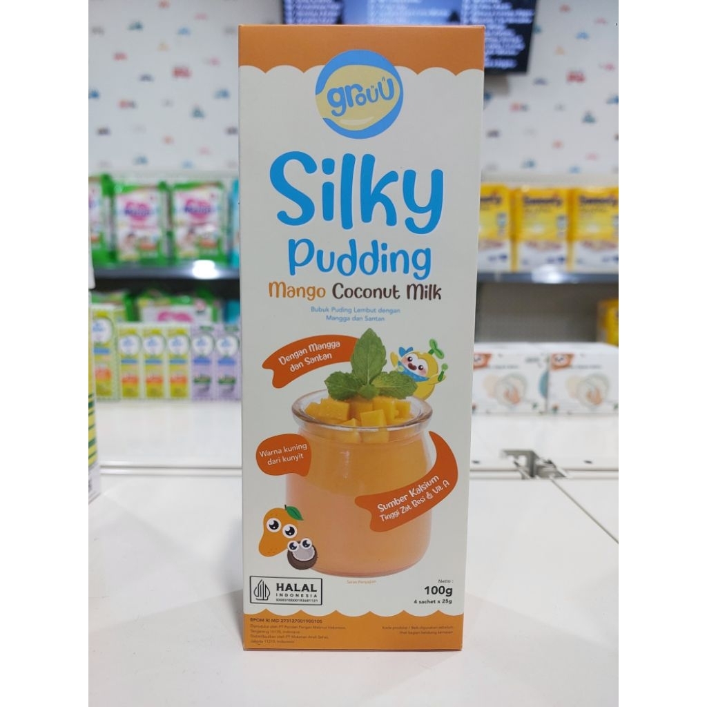 Jual Silky Pudding Mango Coconut Milk 100gr – Puding Lembut Rasa Mangga ...