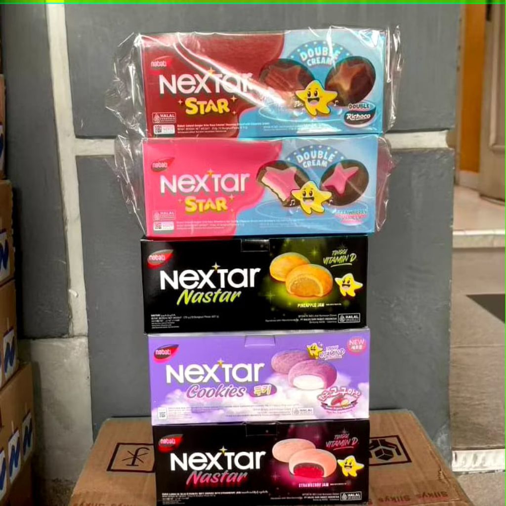 Jual NABATI NEXTAR COOKIES NANAS COKLAT UBI UNGU ALL VARIANT | Shopee ...