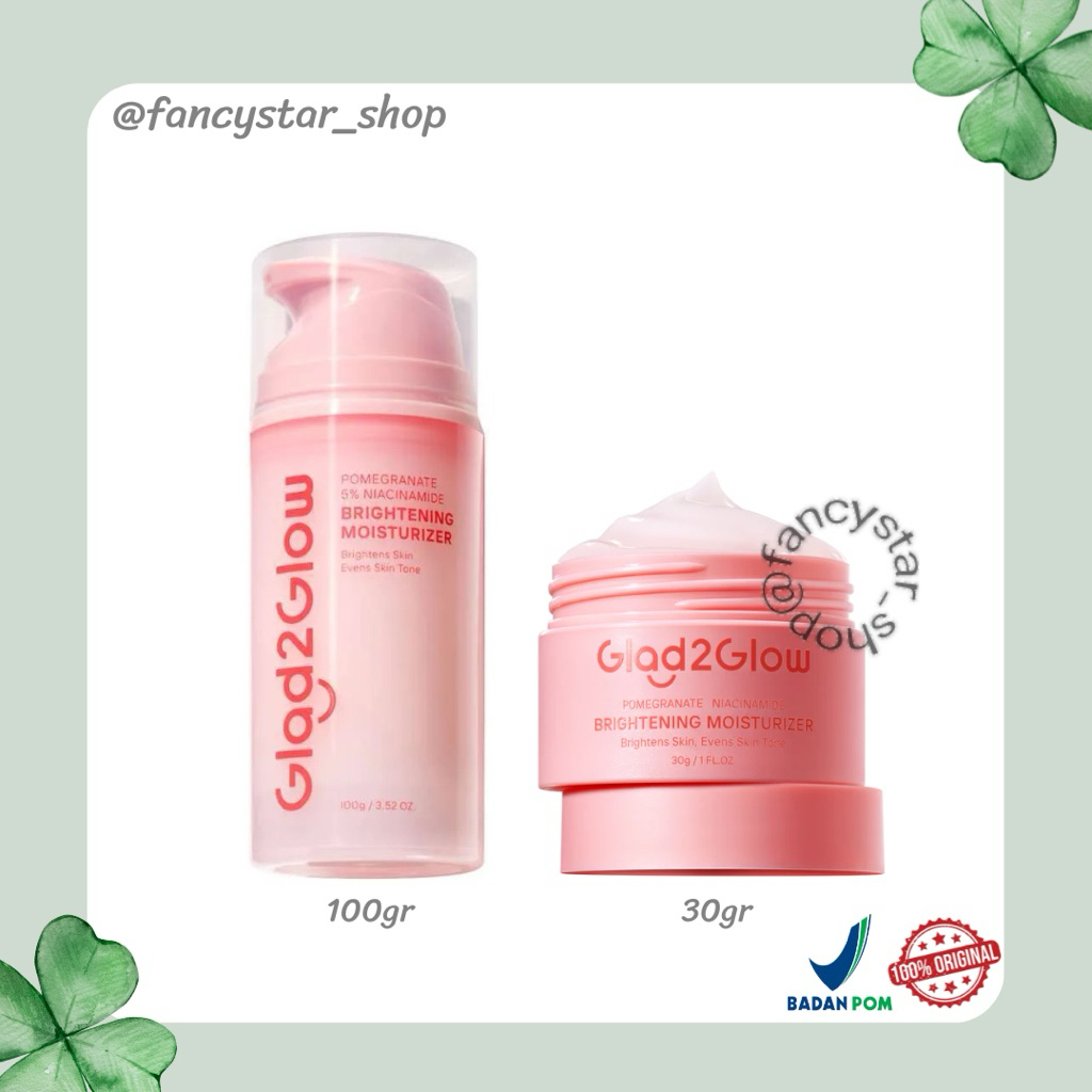 Jual [BPOM] GLAD2GLOW GLAD TO GLOW G2G Pomegranate 5% Niacinamide ...