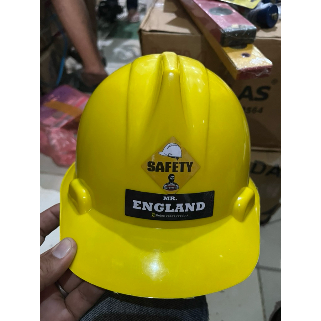 Jual Helm proyek murah / helm proyek safety dilengkapi iner + tali dagu ...