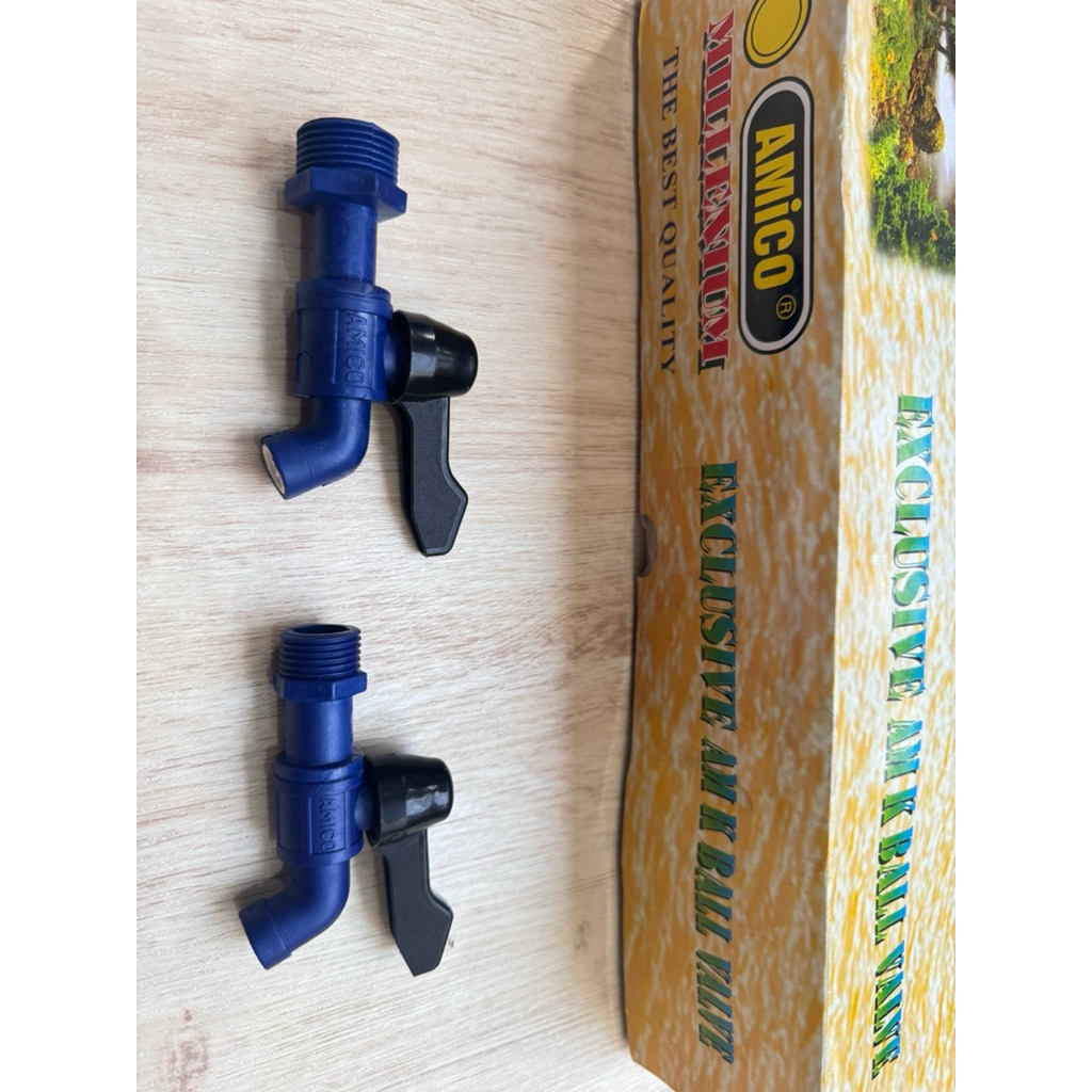 Jual (12PCS) Kran PVC AMICO 1/2" & 3/4" ORI | Shopee Indonesia