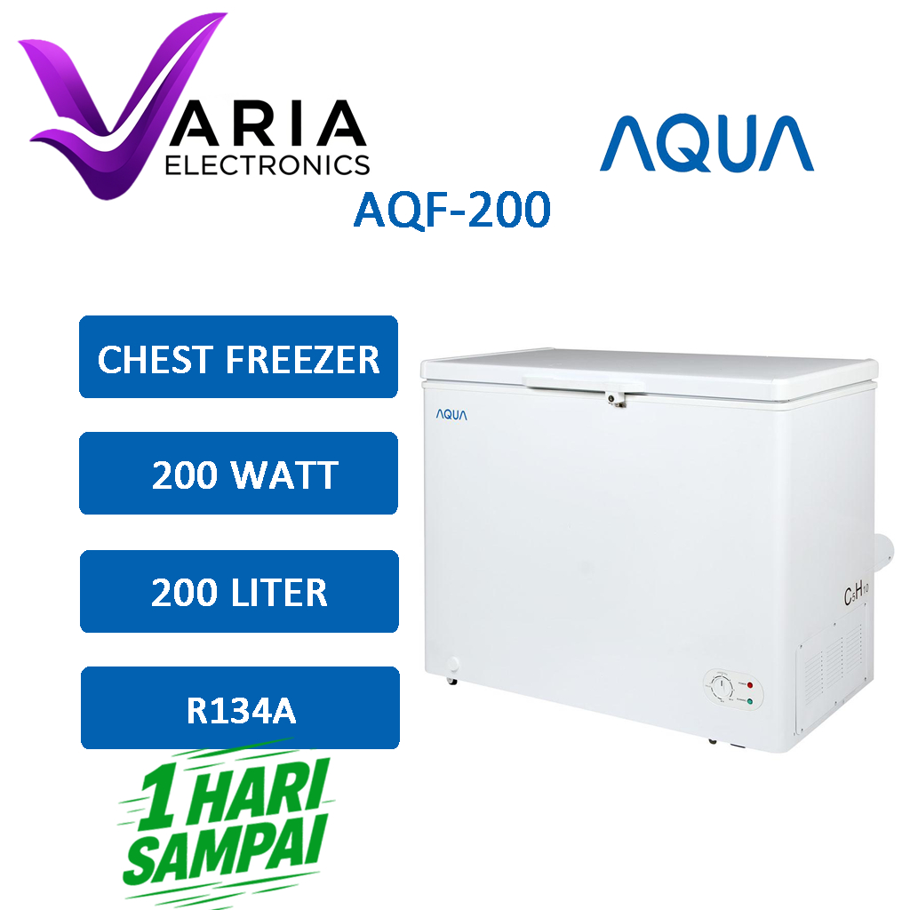 Jual BOX FREEZER / CHEST FREEZER AQUA AQF-200 KAPASITAS 200 LITER ...