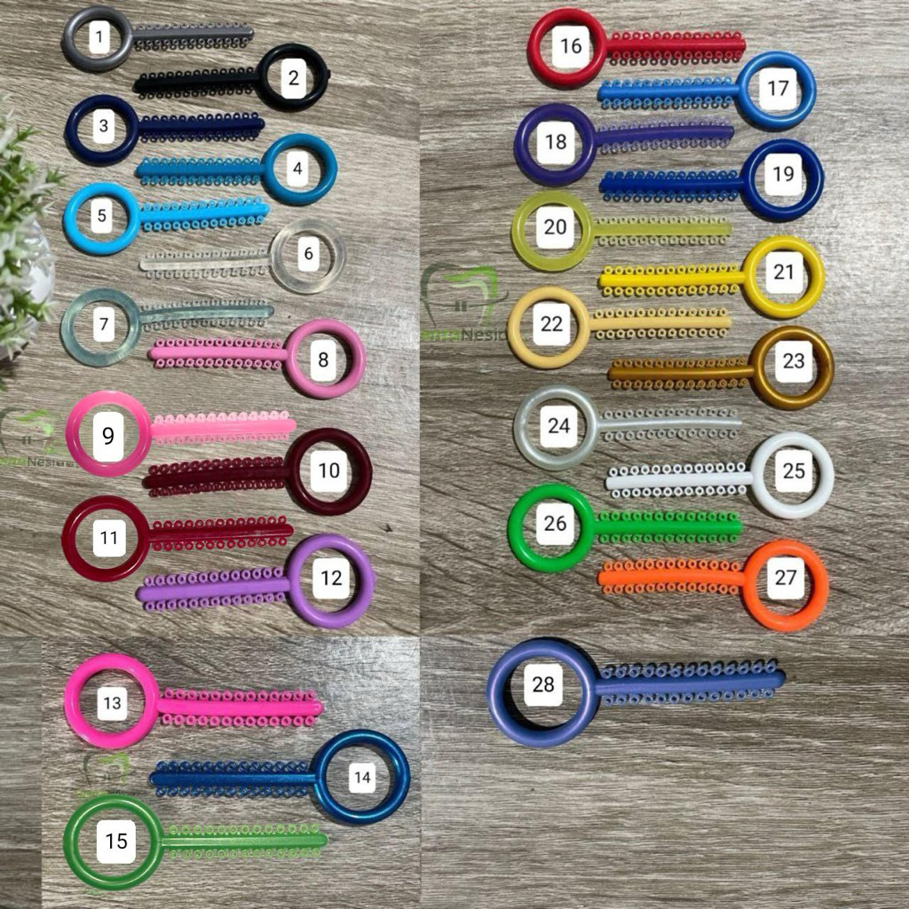 Jual Power O High Quality Orthodontic Ortho / Karet Behel Dental ...