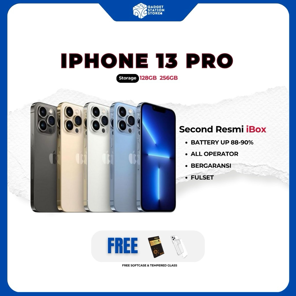 Jual iPhone 13 Pro 128 256 eks resmi ibox like new | Shopee Indonesia