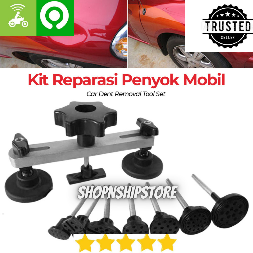 Jual kit reparasi penyok mobil car dent removal tool set - y-049 ...