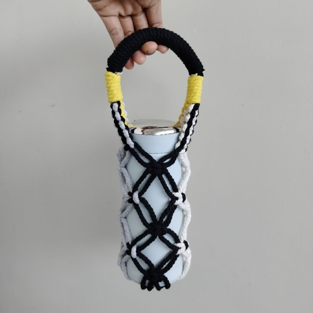 Jual Tas botol macrame mini | Tas botol sekolah anak anak ...