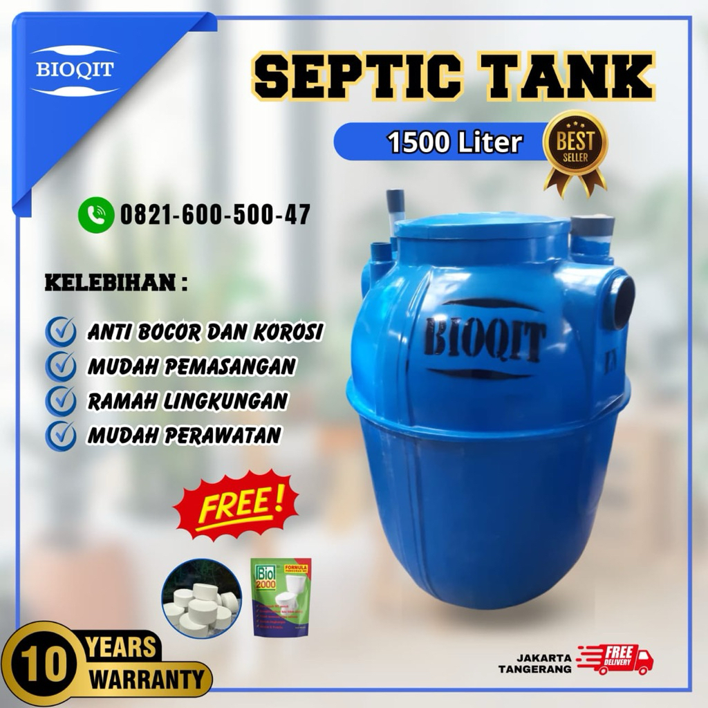 Jual SEPTIC TANK BIOQIT 1500 LITER, BIOTECH,BIOGIFT,BIOLUX,BIORICH ...