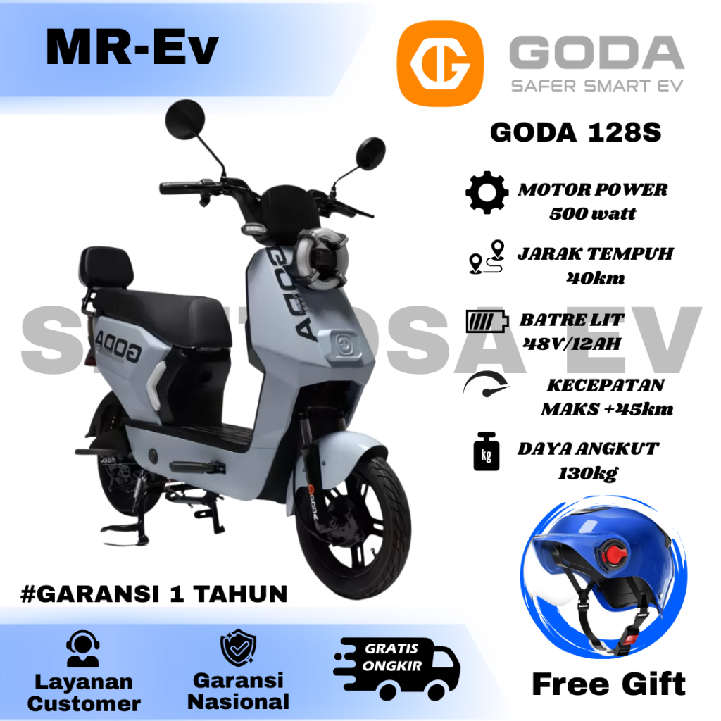 Jual TERMURAH Goda - Sepeda Listrik 48 V 12 Ah 550 W - Sparta GD 128 ...