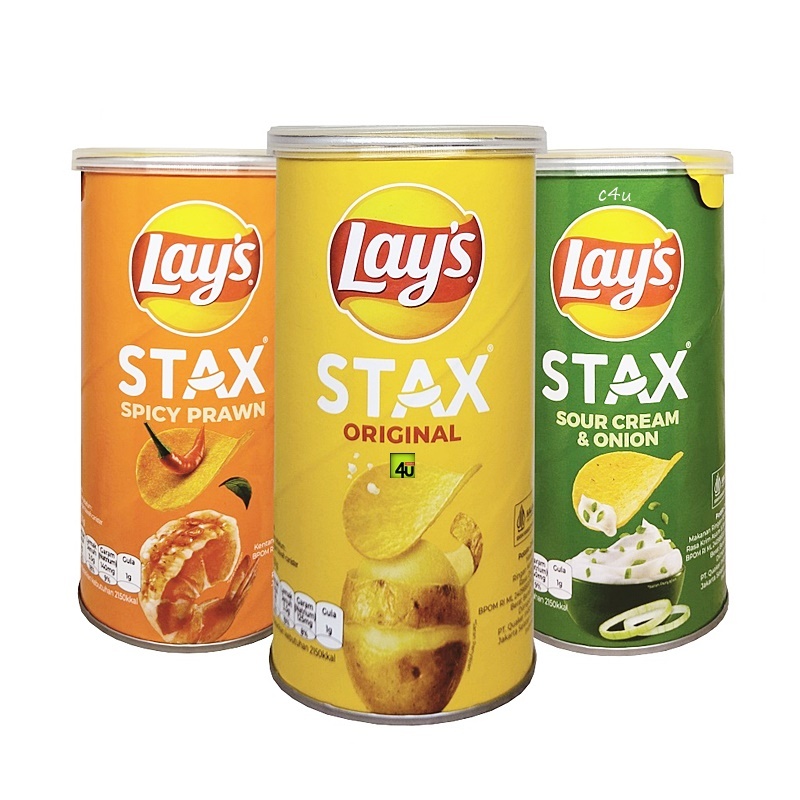 Jual Lays STAX - Potato Chips - 70gr TABUNG | Shopee Indonesia